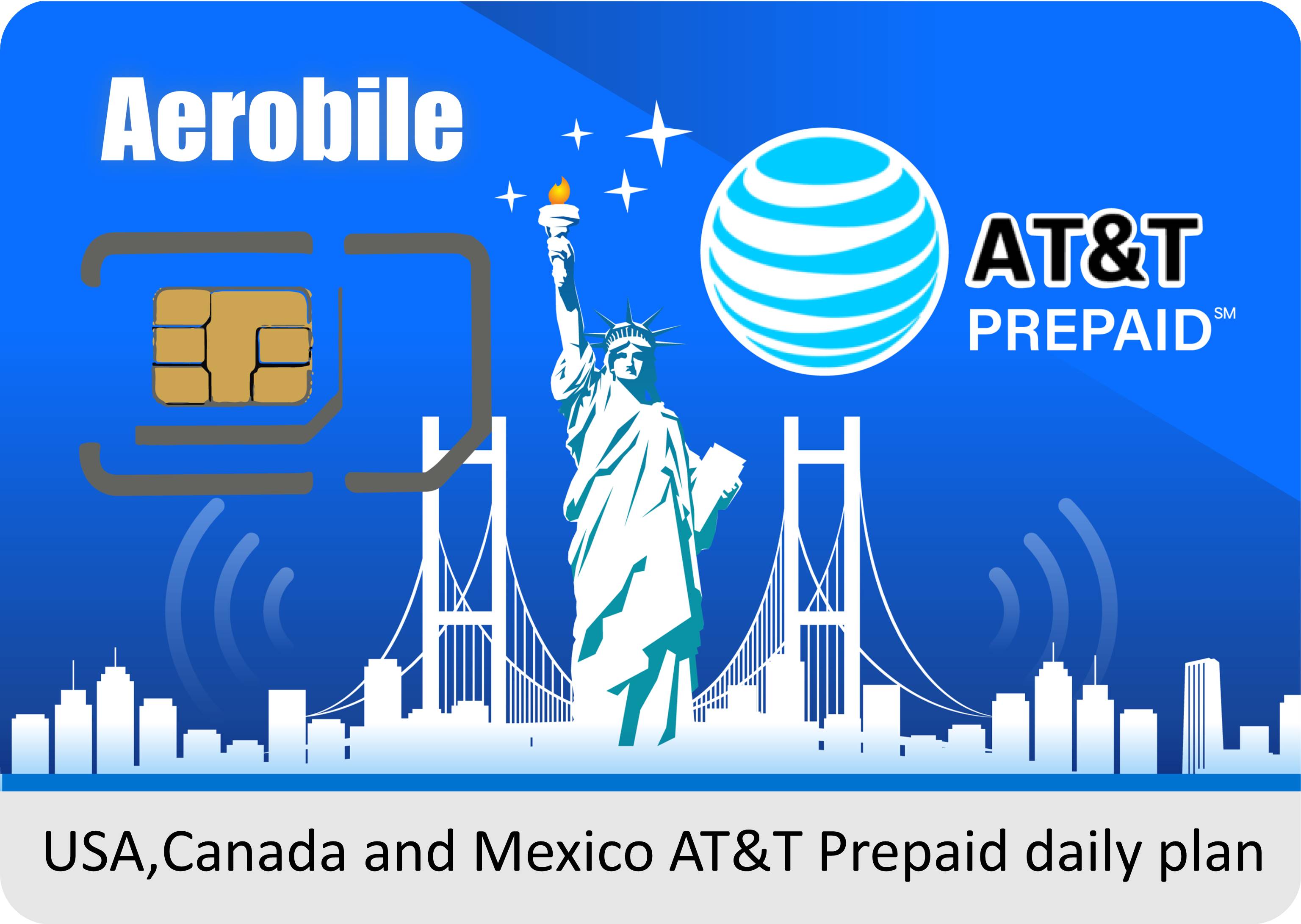 USA AT&T Prepaid SIM card 58 day plan - Unlimited calls/SMS and data ...
